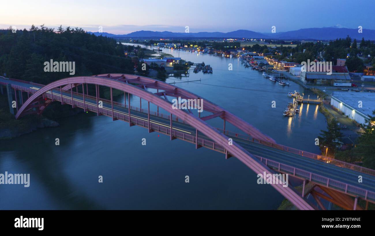 La conner and rainbow bridge hi-res stock photography and images - Alamy