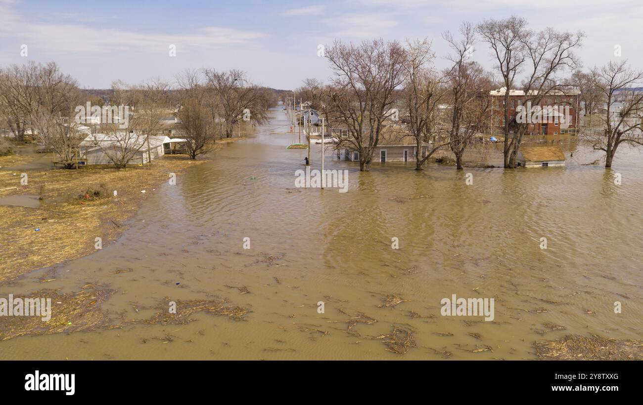 A levee breaks in the midwest flooding the entire town of Pacific ...