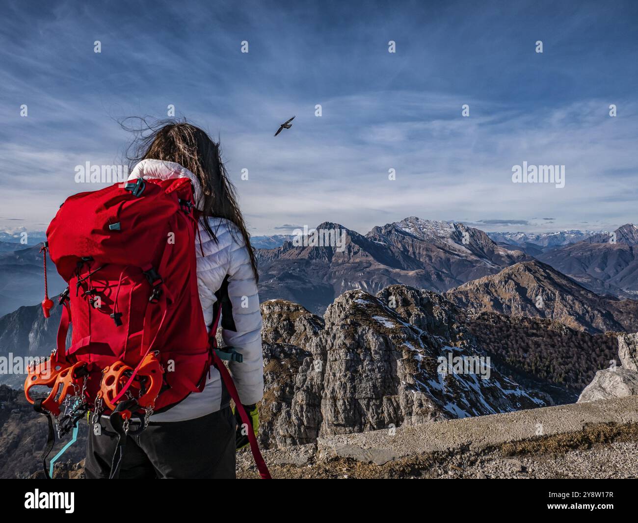 Trekking scene on alps hi-res stock photography and images - Alamy