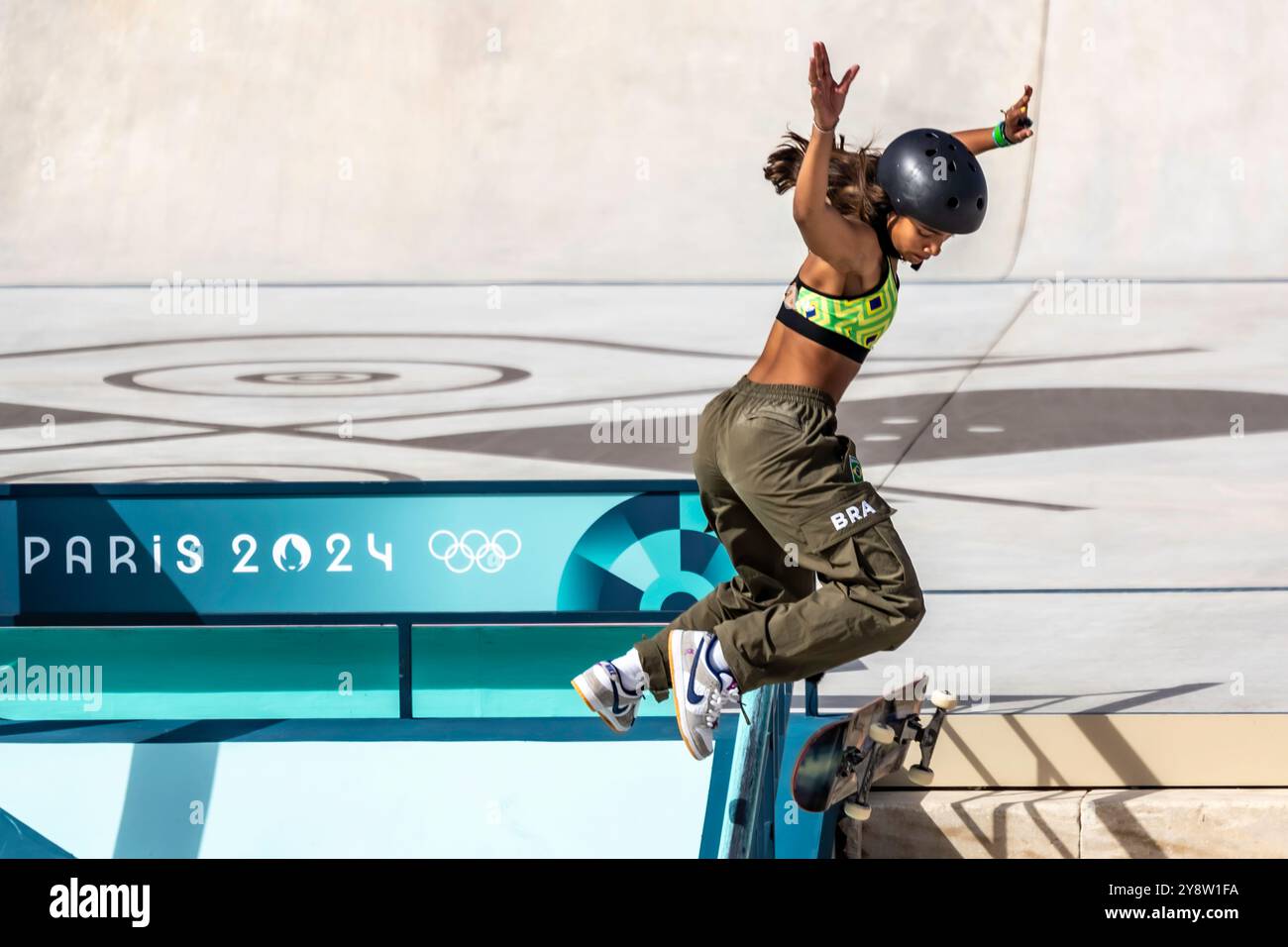 Rayssa Leal of Brazil wins the bronze medal in the women's street ...