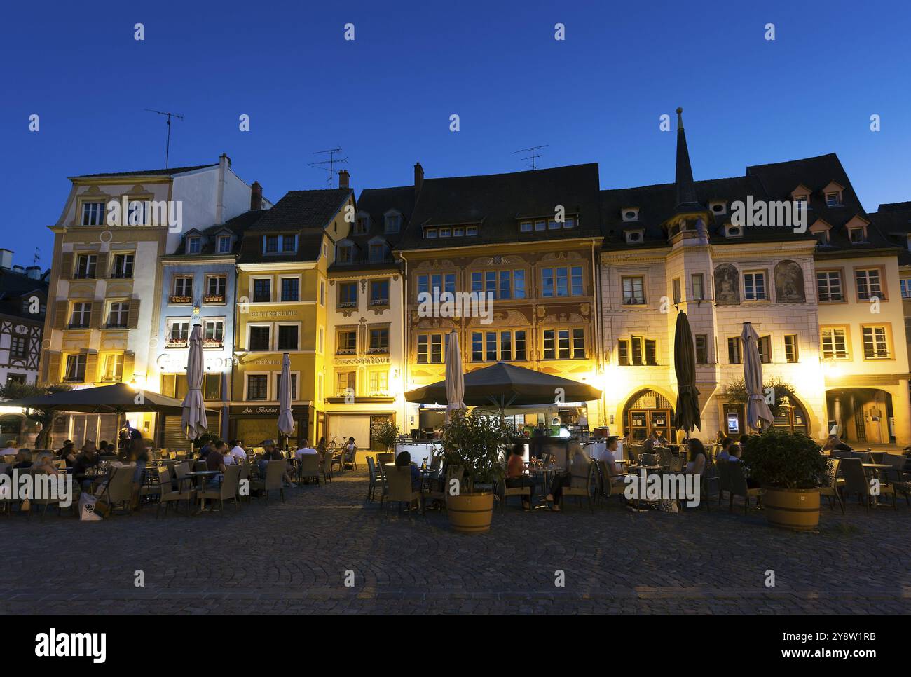 Reunion square, Mulhouse, Haut-Rhin, Grand Est, France, Europe Stock ...