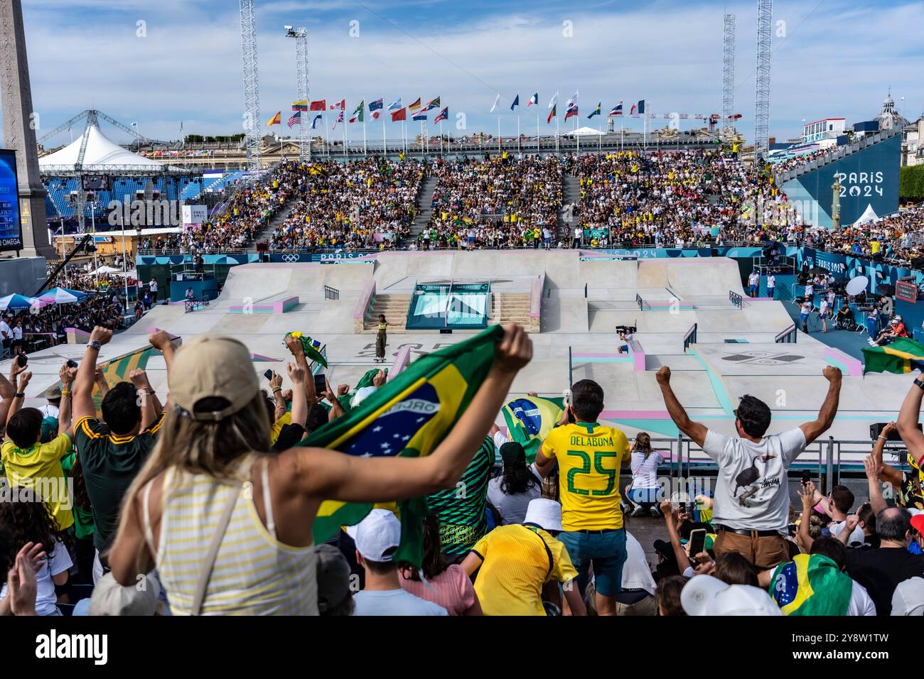 Rayssa Leal of Brazil wins the bronze medal in the women's street ...