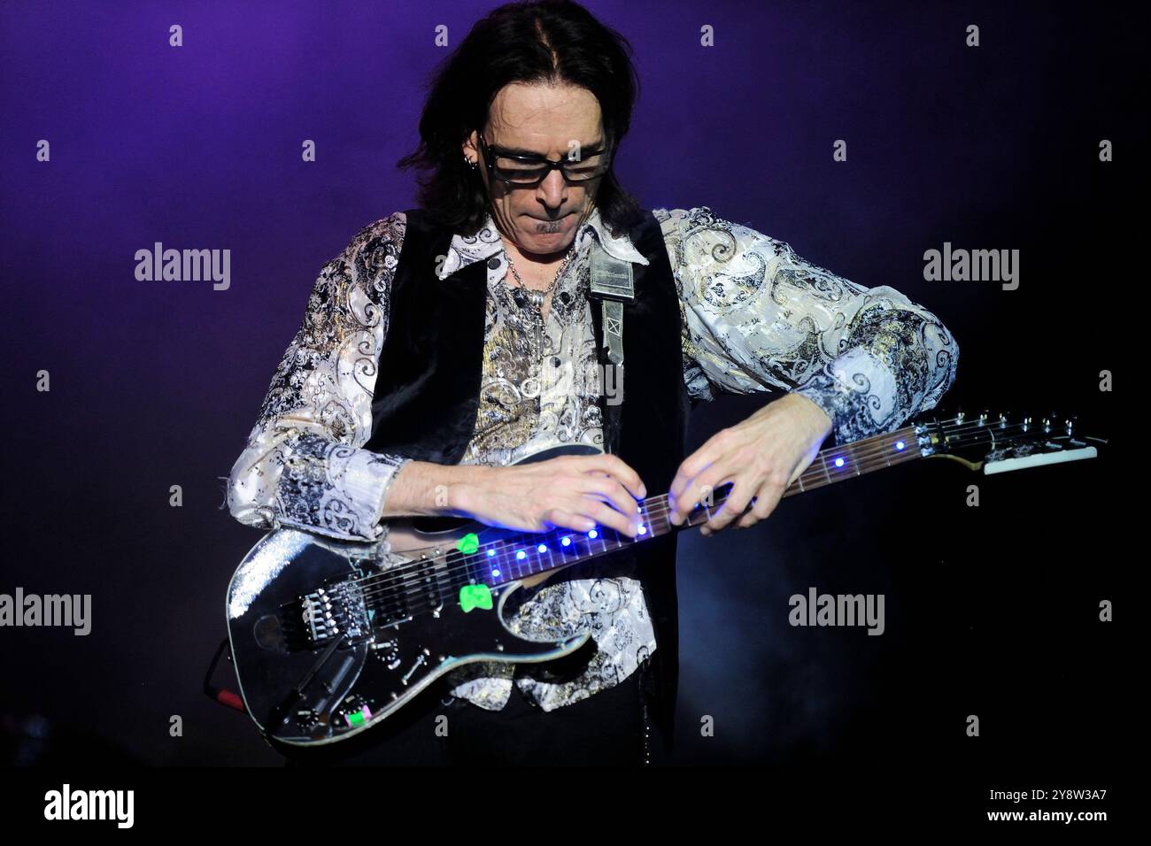 American guitarist, Steve Vai performing, Steve, Steven Siro Vai ...