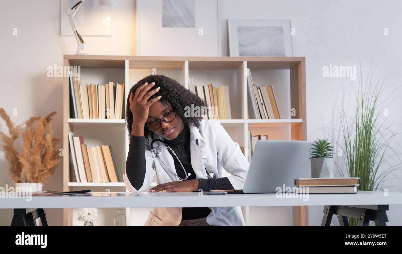 Medical failure. Frustrated doctor. Healthcare mistake. Disappointed ...