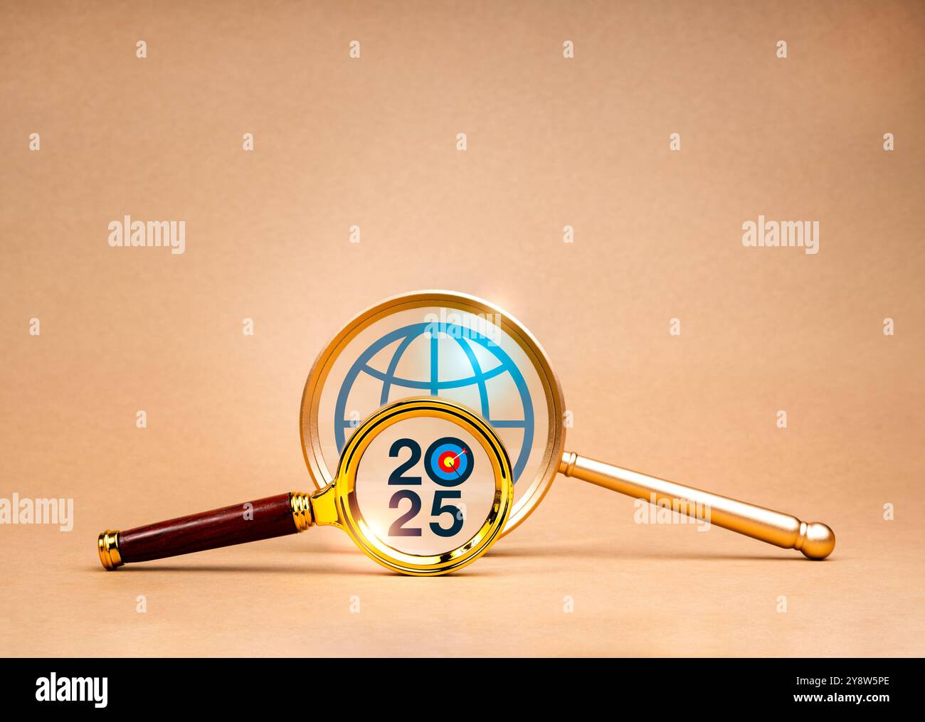 2025 Happy new year with online business trends searching and digital ...