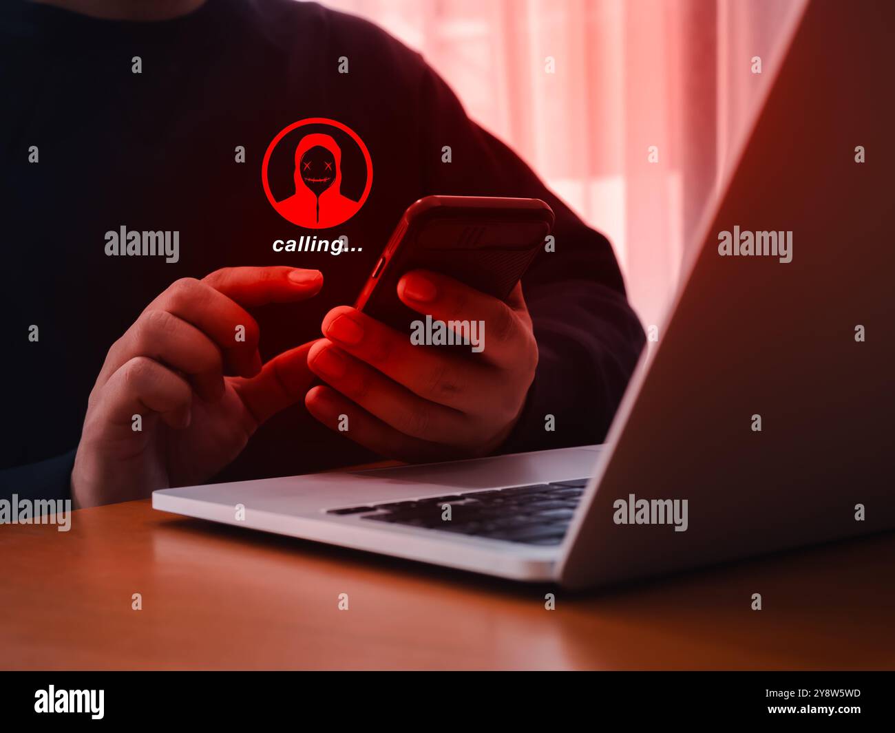 Anonymous telephone call hi-res stock photography and images - Alamy