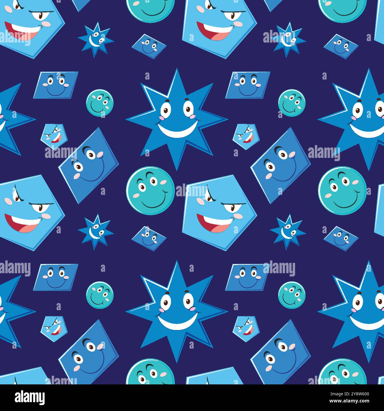Colorful shapes expressive faces hi-res stock photography and images ...