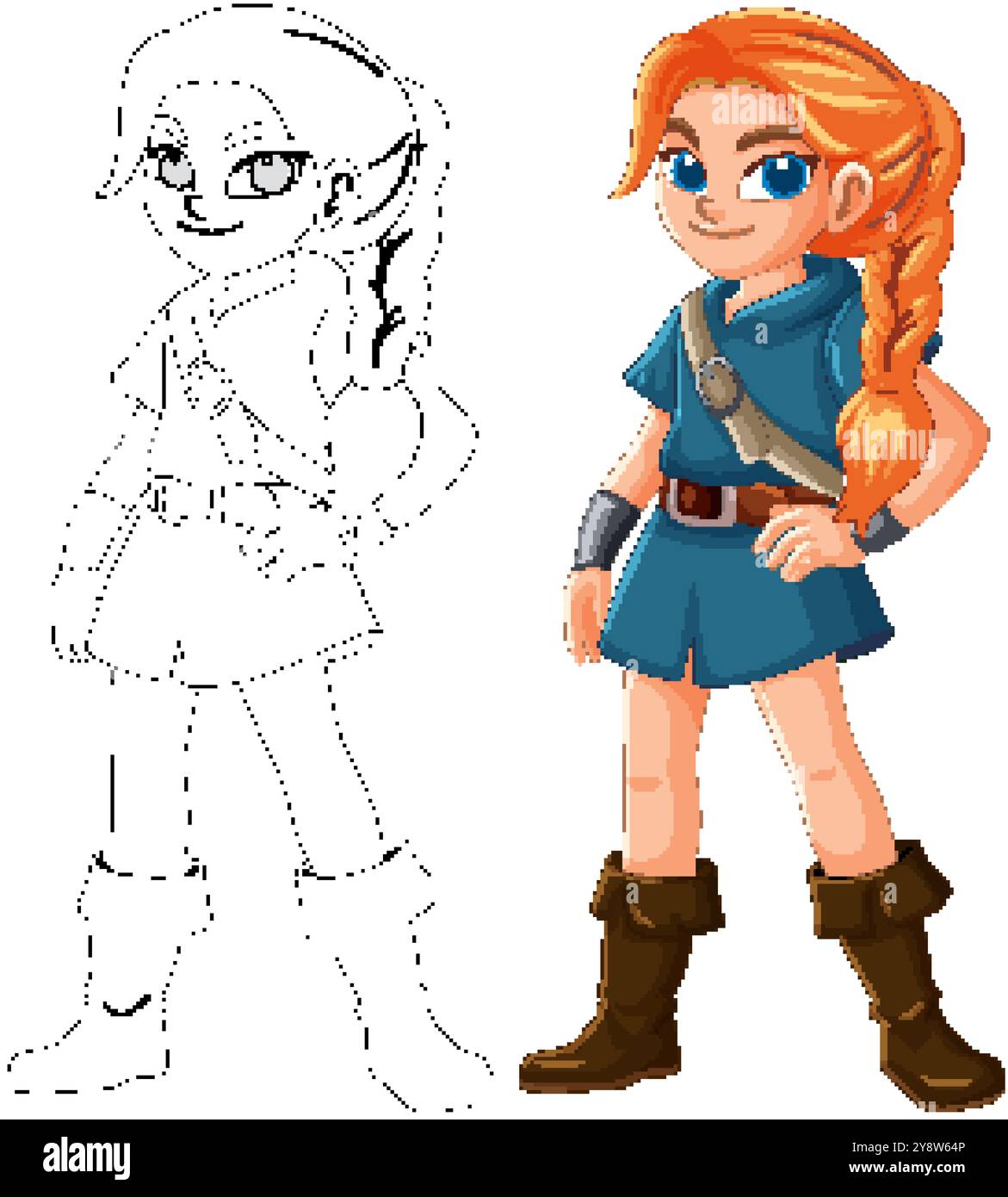 Archer character hi-res stock photography and images - Alamy