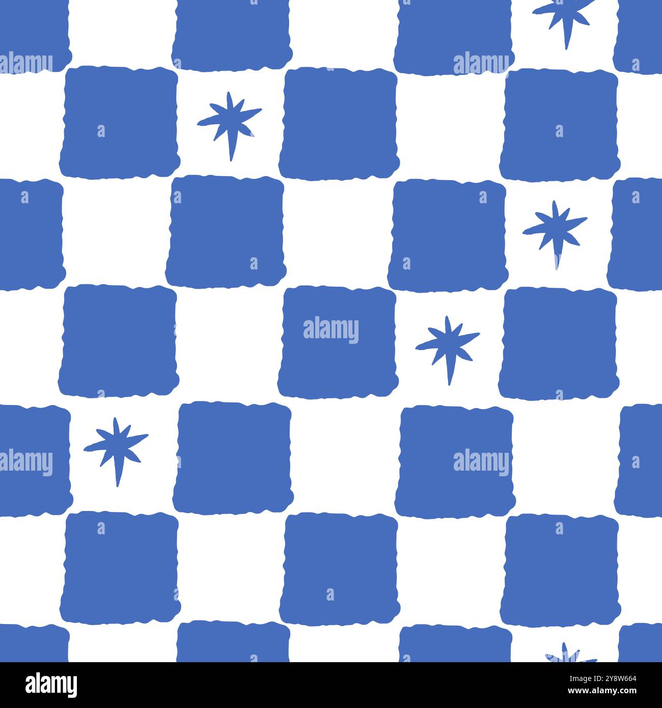 Checkered stars on white Stock Vector Images - Alamy