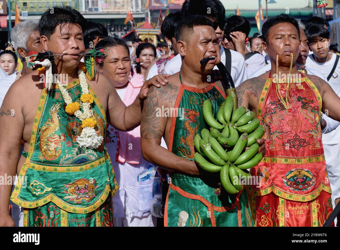 Bananas used in ritual hi-res stock photography and images - Alamy