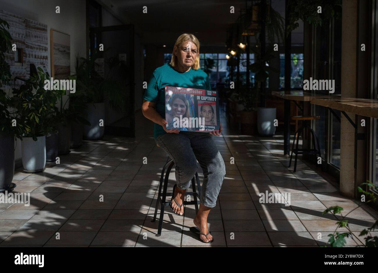 Simona Steinbrecher, whose daughter, Doron Steinbrecher, was kidnapped ...