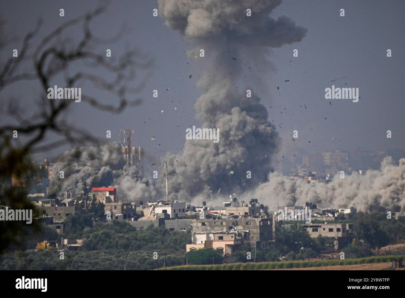 FILE - Smoke rises following an Israeli airstrike in the Gaza Strip, as ...