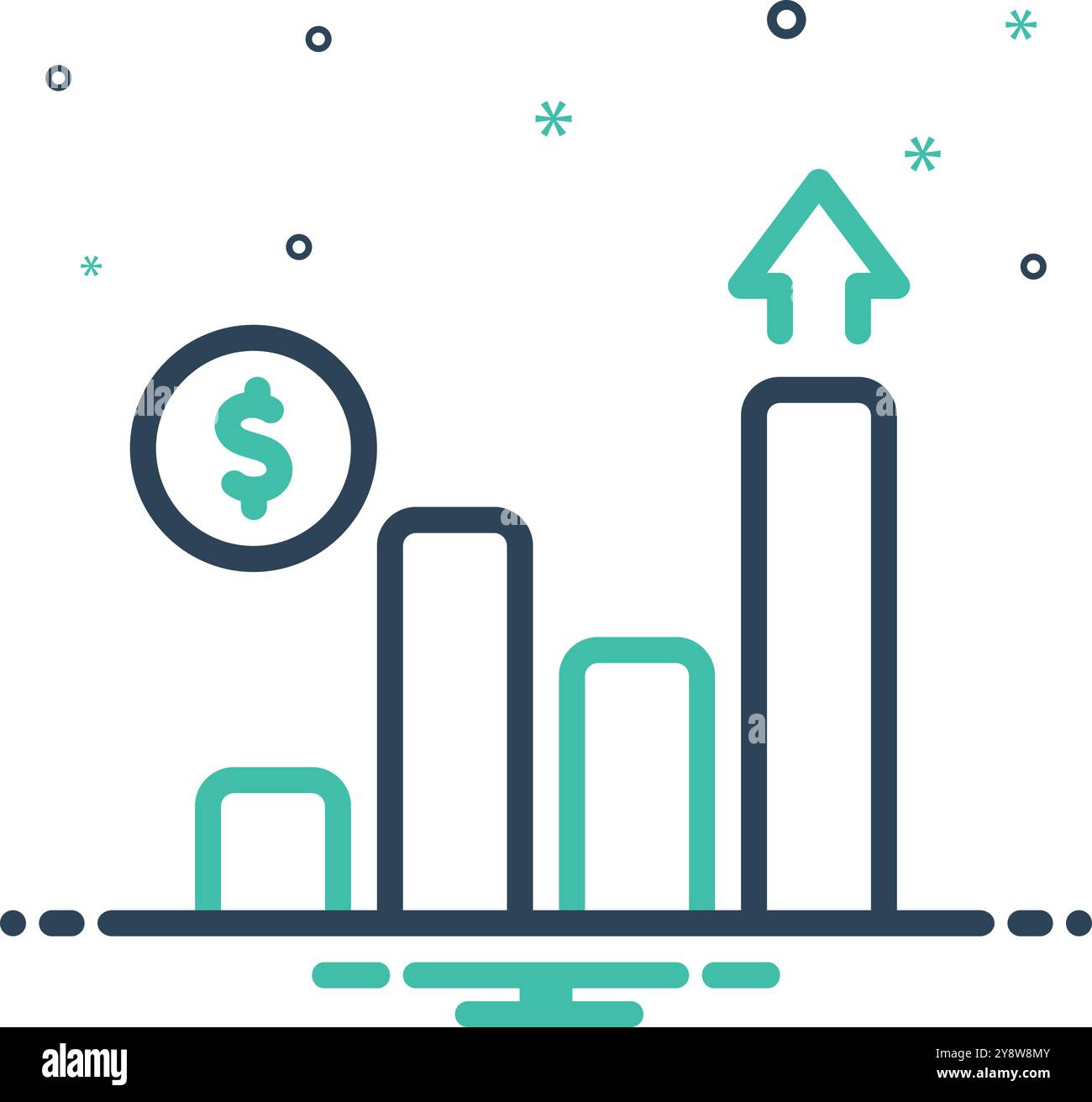 Icon for sales, graph Stock Vector Image & Art - Alamy