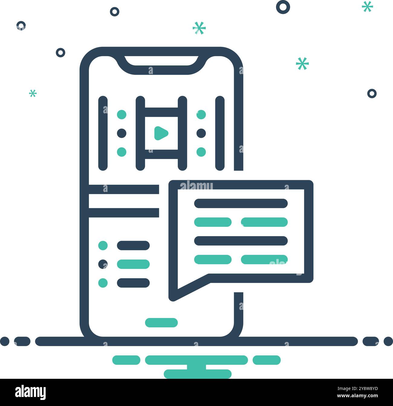 Subtitle icon hi-res stock photography and images - Alamy