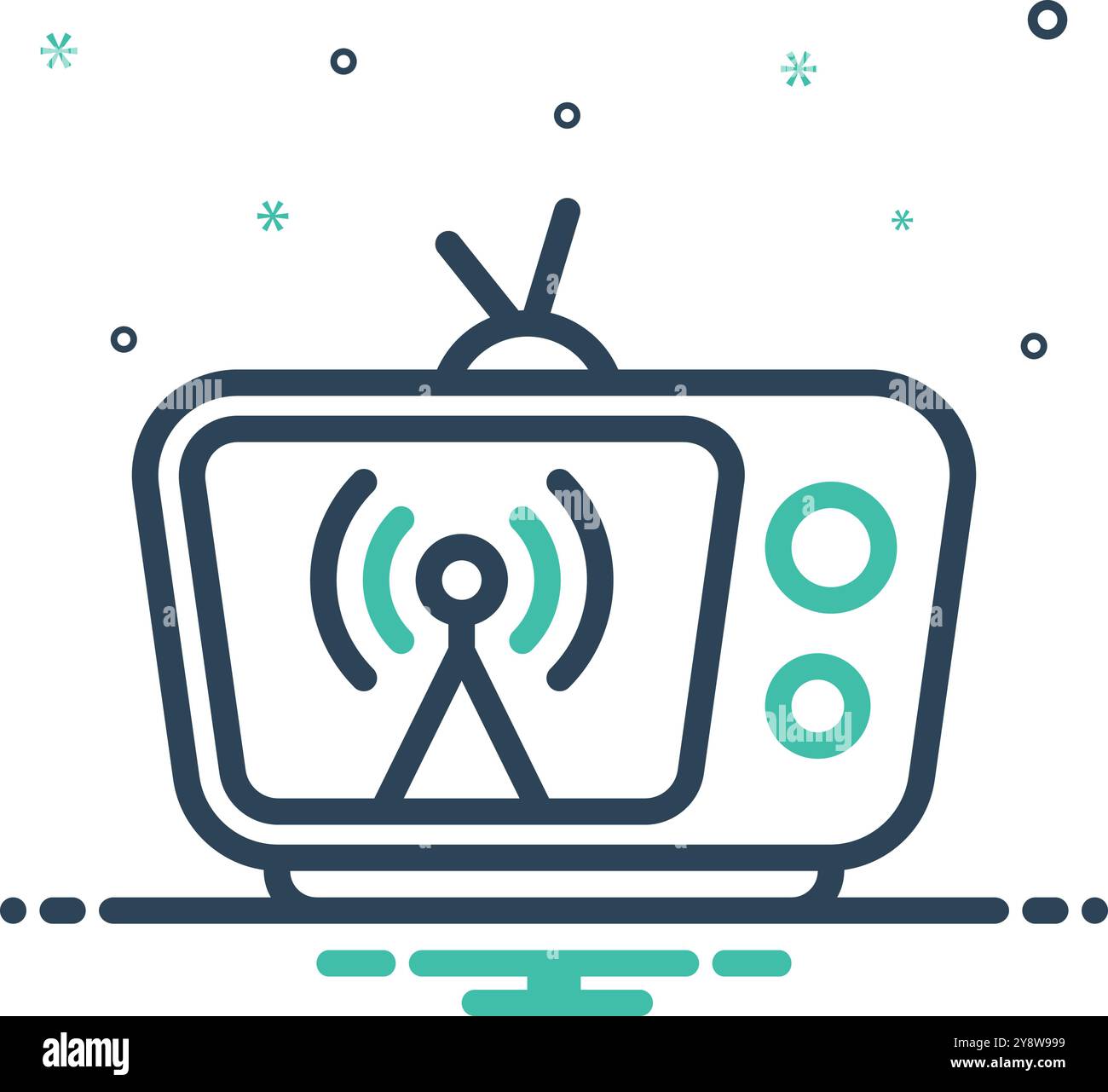 Broadcast television Stock Vector Images - Alamy