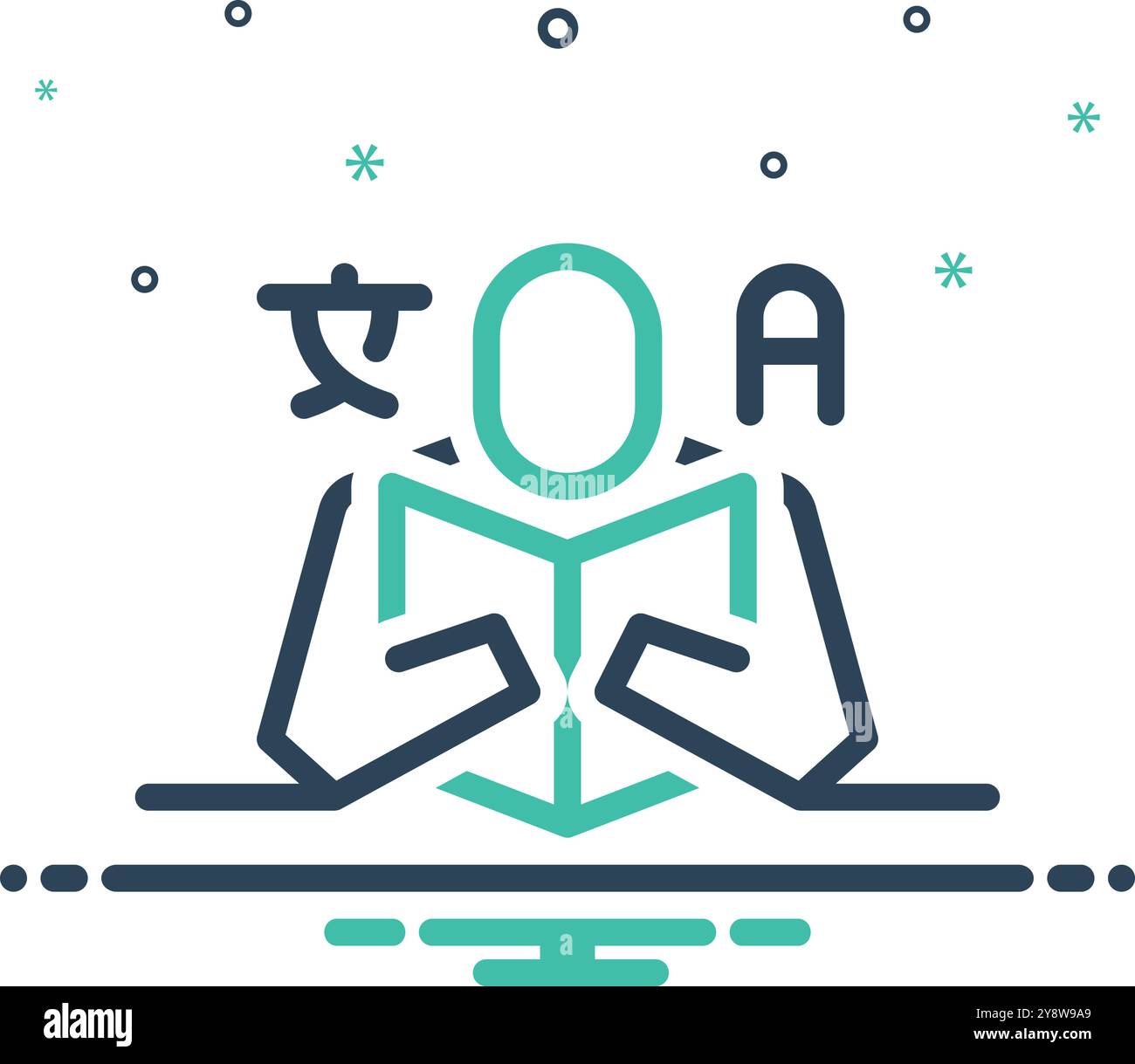 Icon for language learning, language Stock Vector Image & Art - Alamy