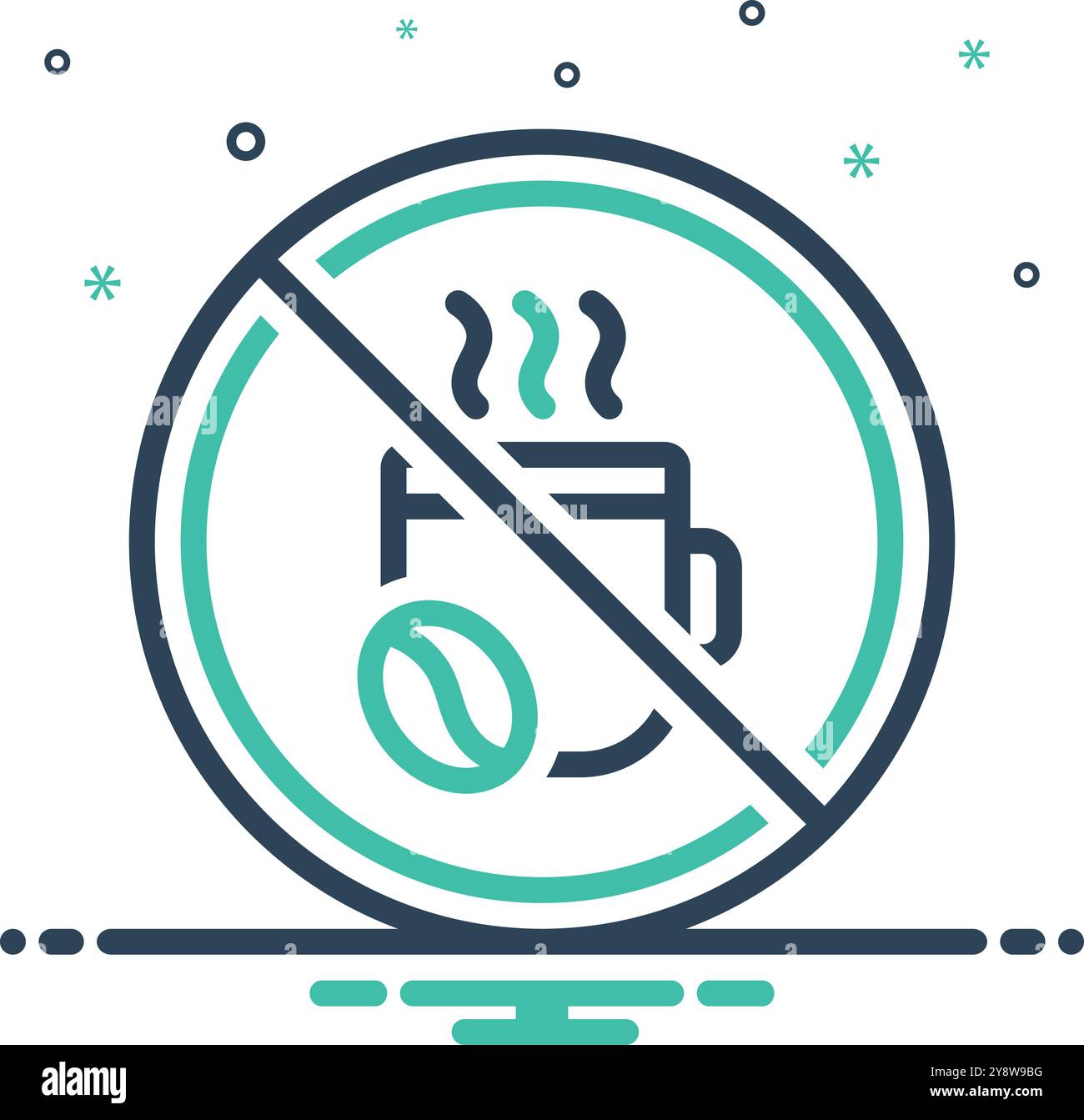 Icon for no caffeine, addictive Stock Vector Image & Art - Alamy