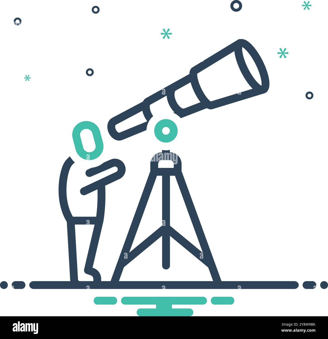 Icon for astronomy, telescope Stock Vector Image & Art - Alamy