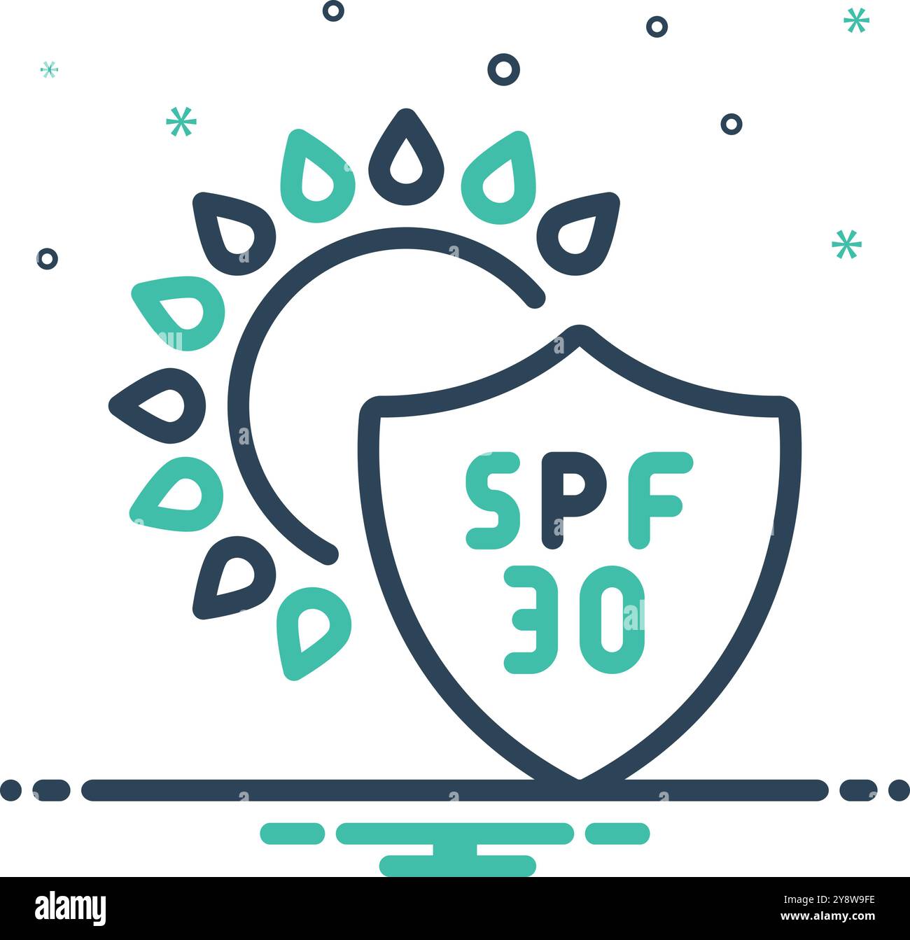 Uv shield protection logo Stock Vector Images - Alamy