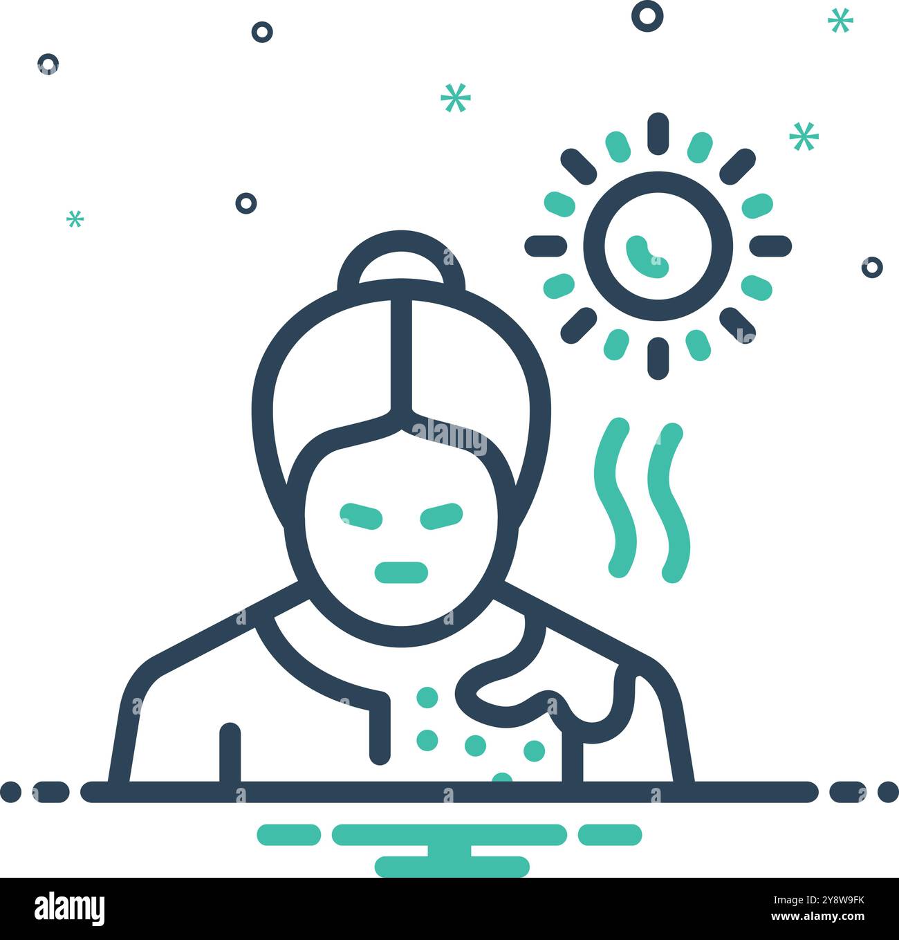 Uv damage Stock Vector Images - Alamy