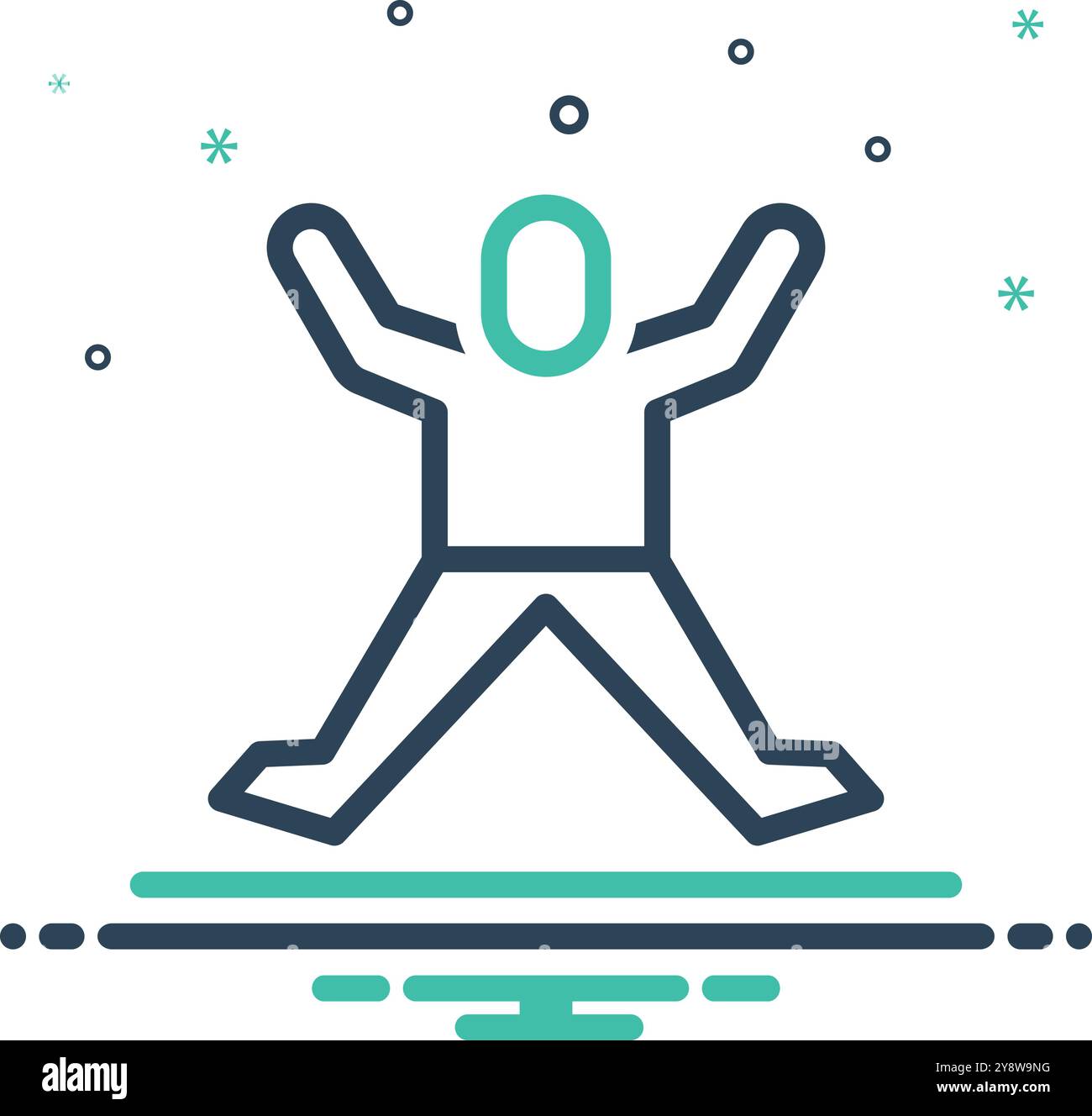 Active activity happy wellness Stock Vector Images - Alamy