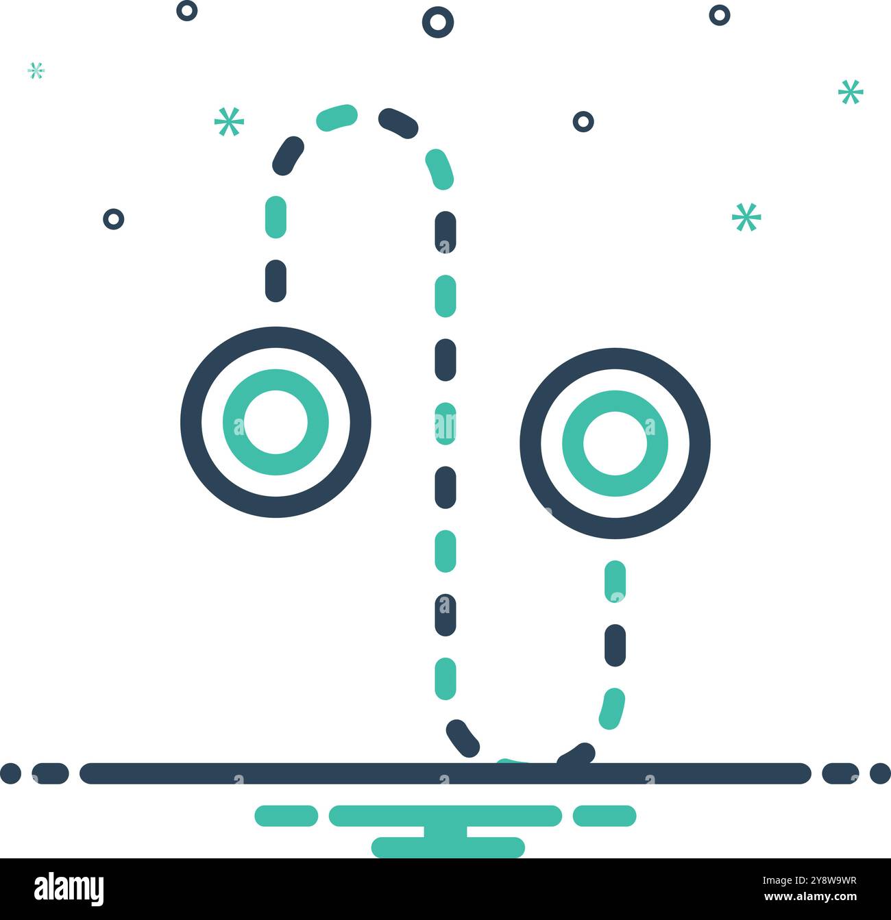 Icon for trajectory, route Stock Vector Image & Art - Alamy