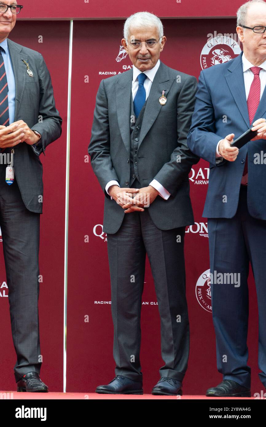 Paris, France. 06th Oct, 2024. Qatari Sheikh Abdullah Bin Khalifa Al ...
