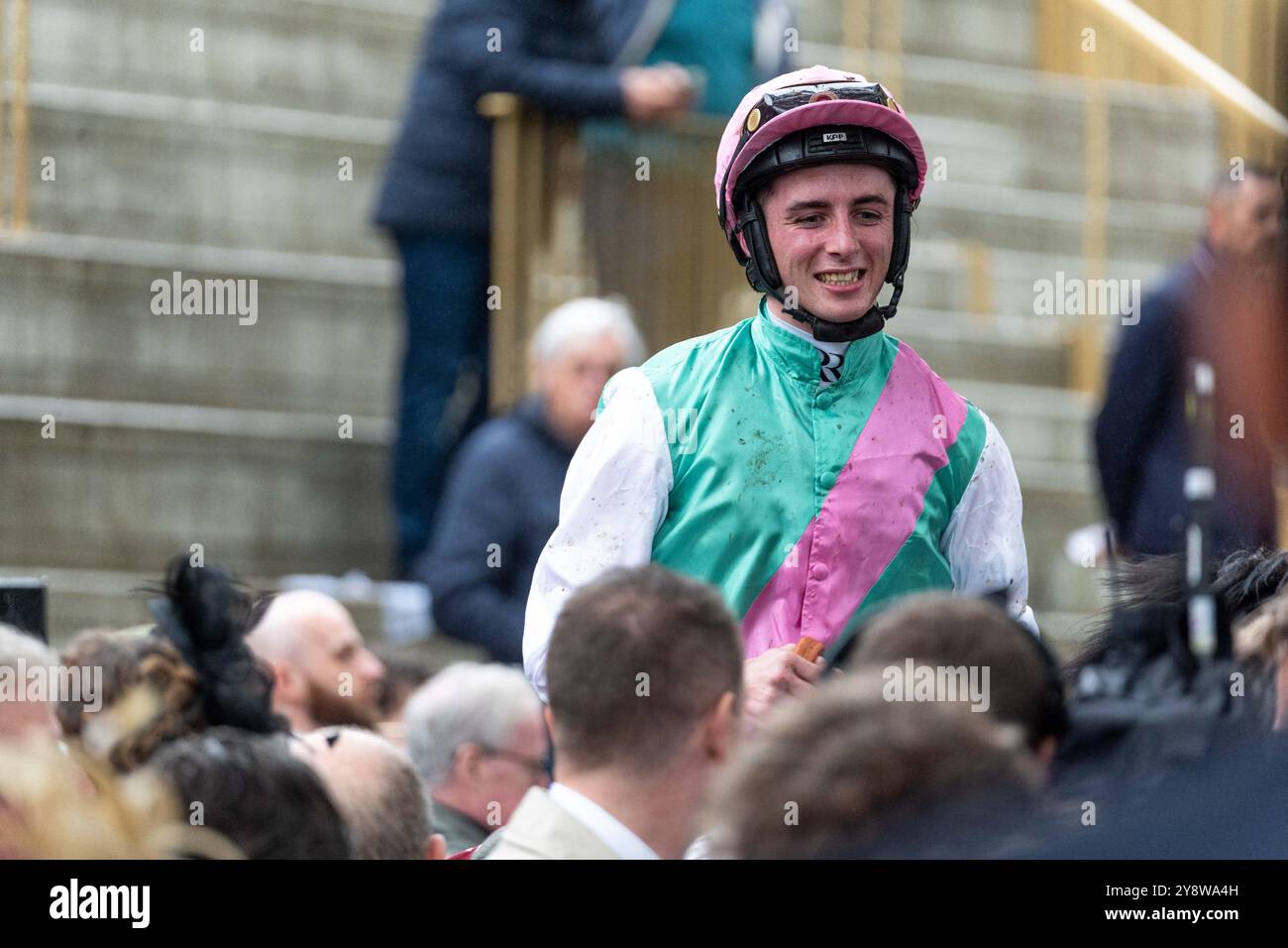 Irish jockey Rossa Ryan celebrates after winning with English ...