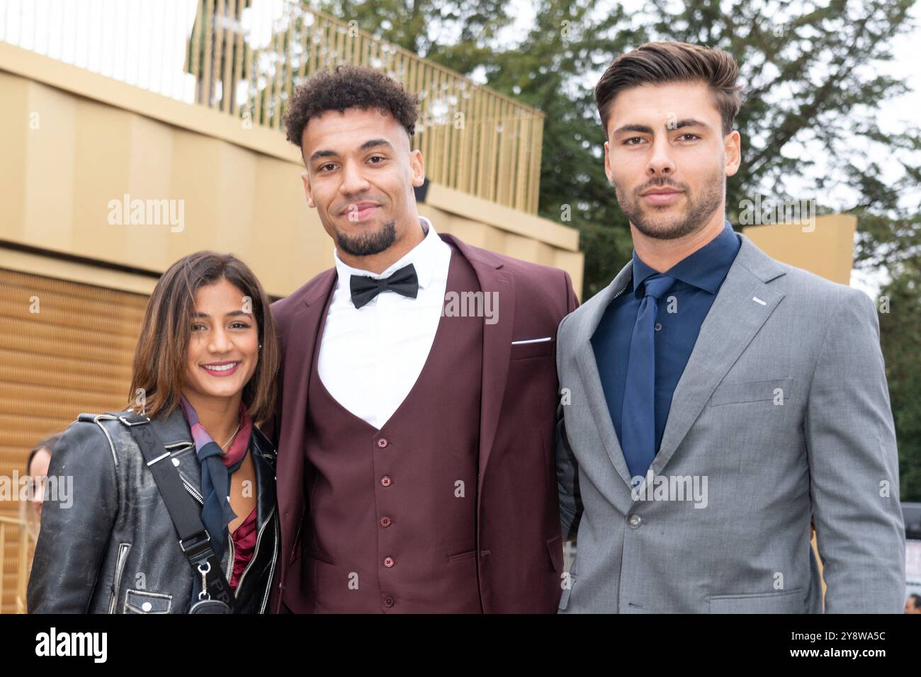 Antoine Zeghdar, Jordan Sepho and guest during 2024 Qatar Prix de l'Arc ...