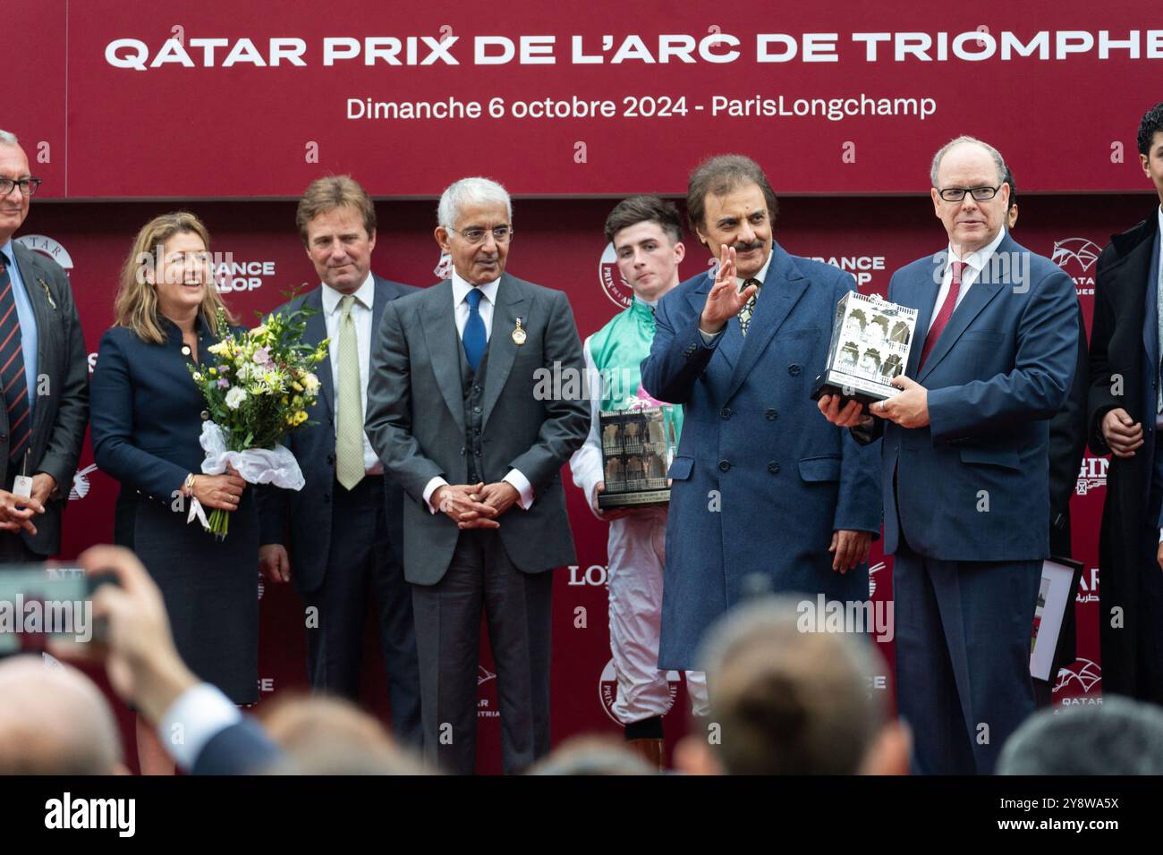 Qatari Sheikh Abdullah Bin Khalifa Al Thani, Saudi Prince Saud bin ...