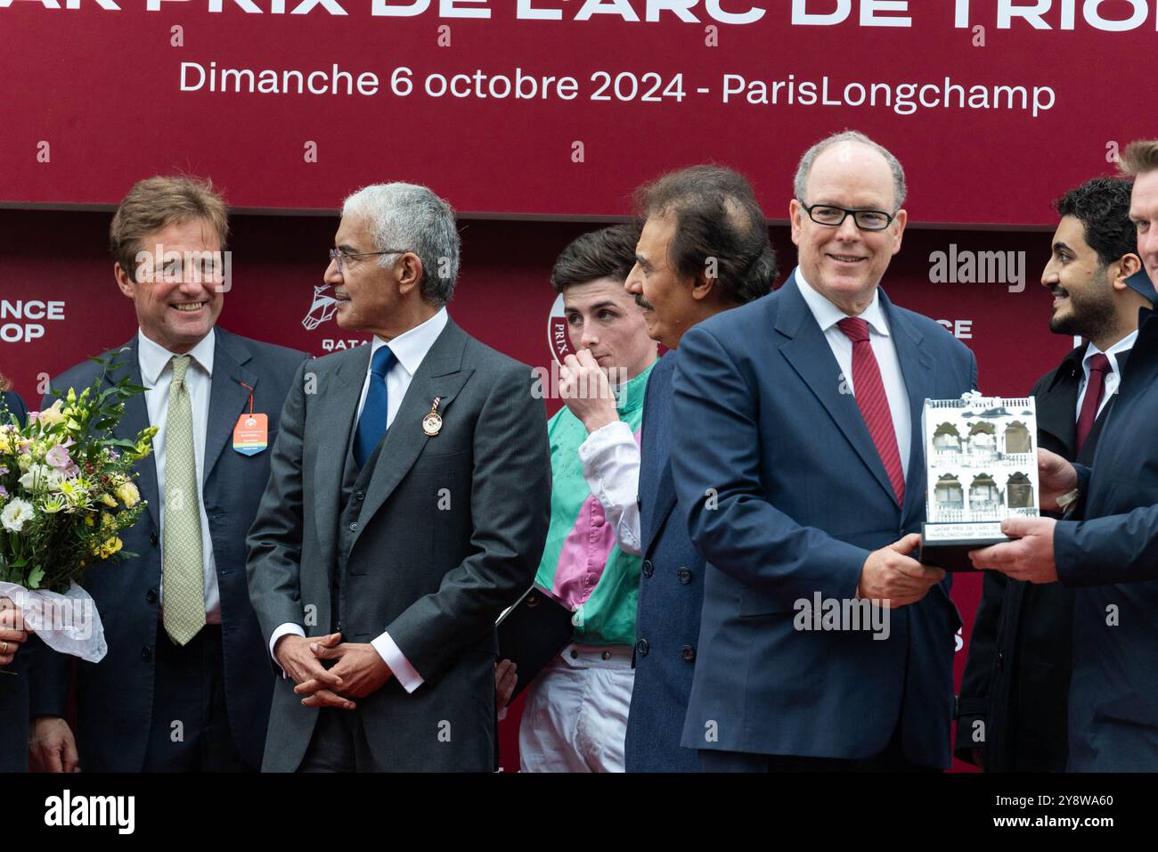 Paris, France. 06th Oct, 2024. Qatari Sheikh Abdullah Bin Khalifa Al ...
