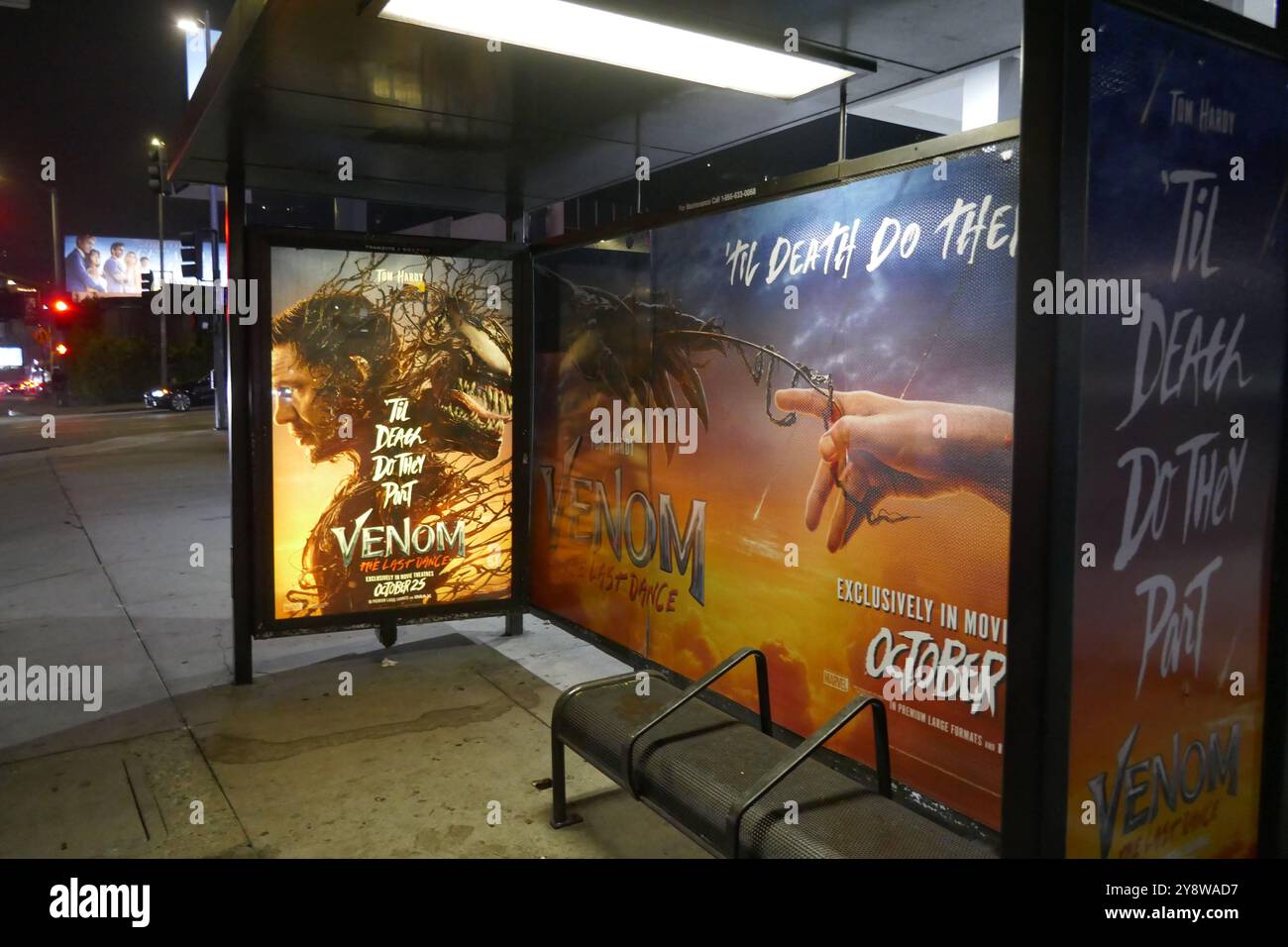 Los Angeles, California, USA 5th October 2024 Venom the Last Dance Bus ...