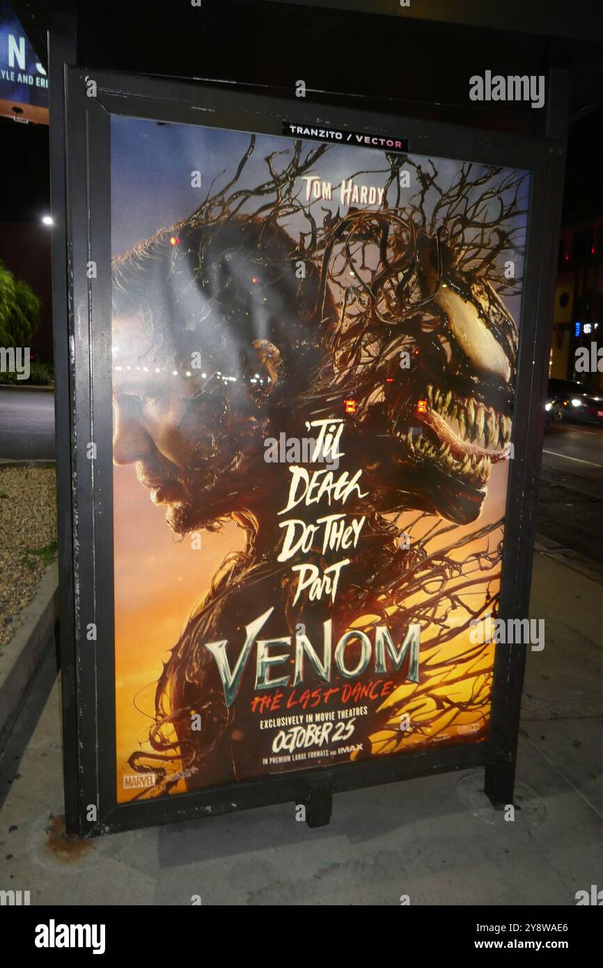 Los Angeles, California, USA 5th October 2024 Venom the Last Dance Bus ...