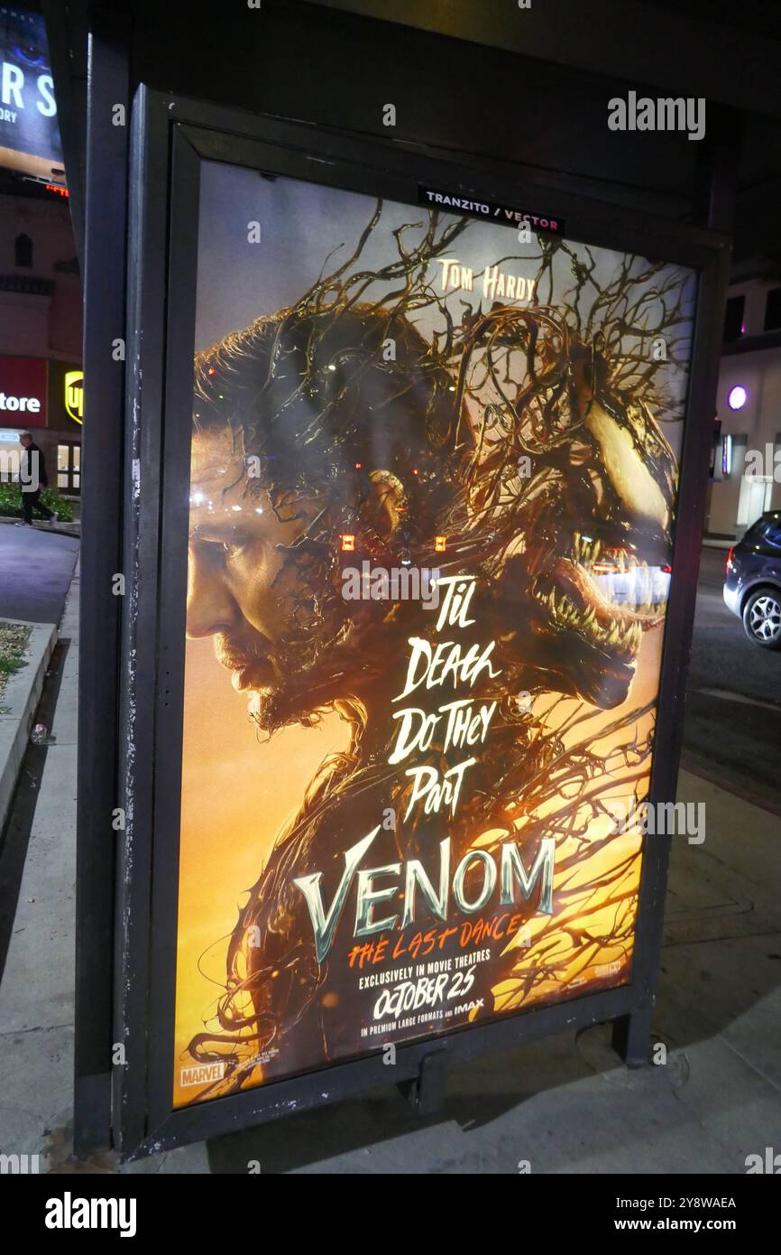 Los Angeles, California, USA 5th October 2024 Venom the Last Dance Bus ...