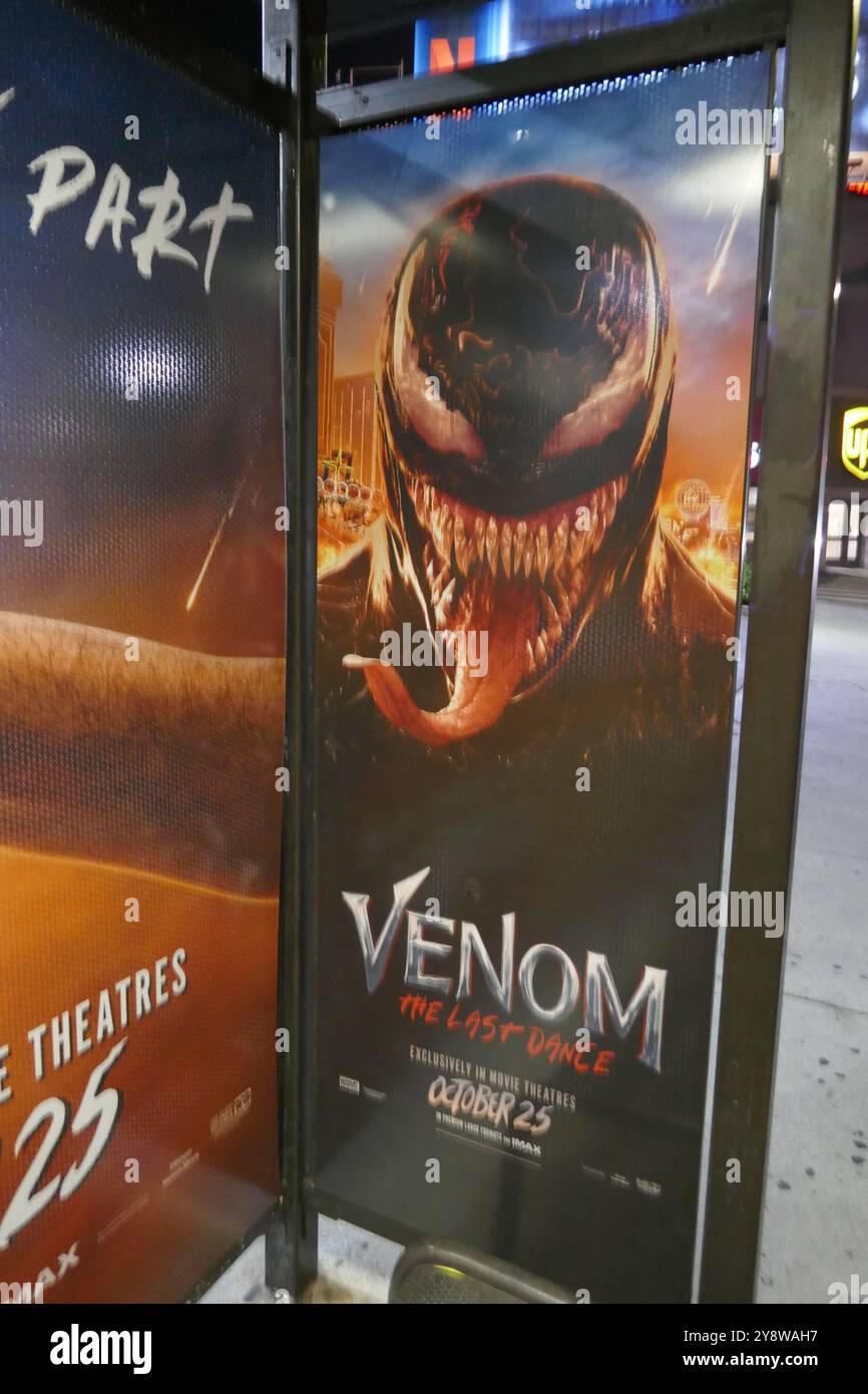 Los Angeles, California, USA 5th October 2024 Venom the Last Dance Bus ...