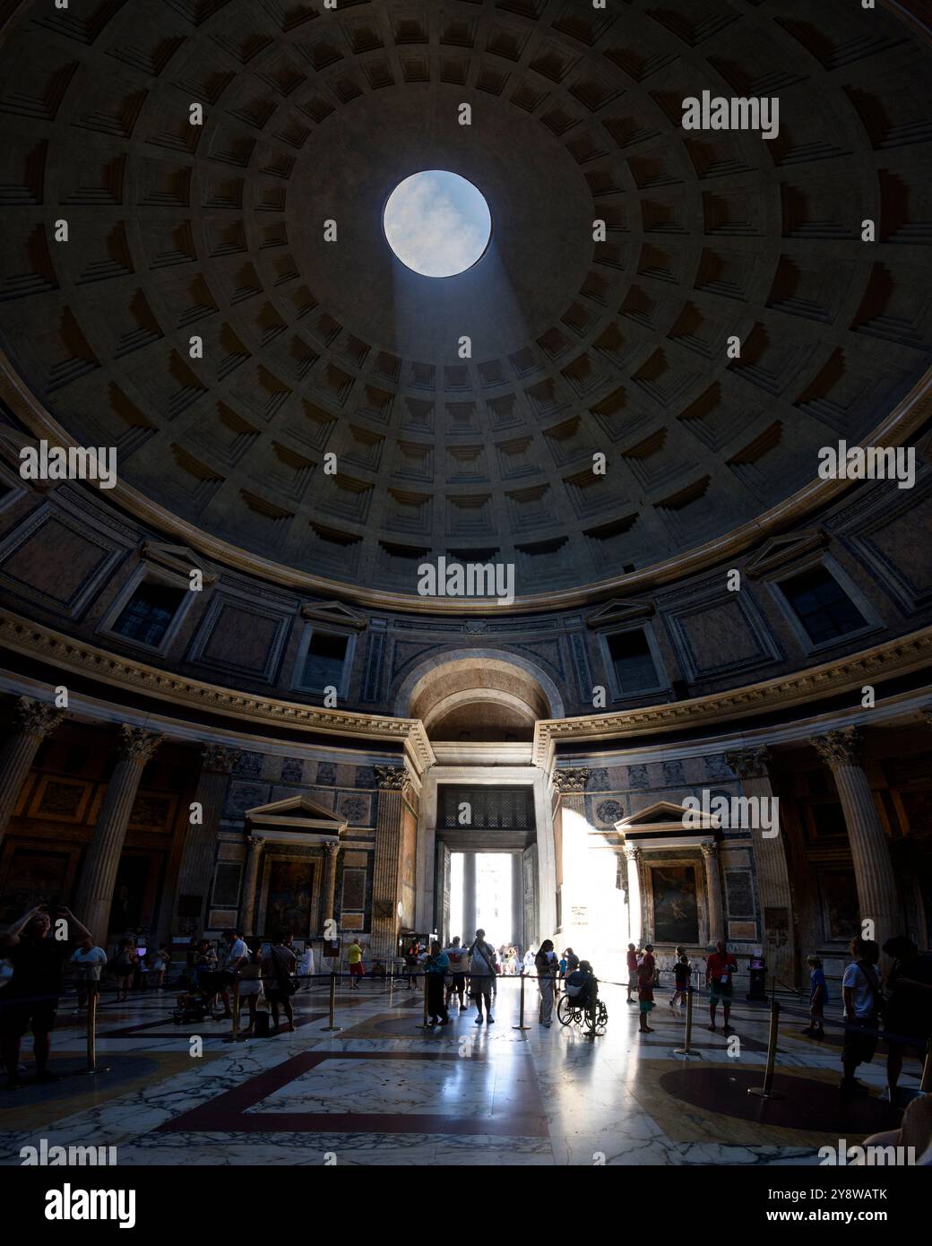Inside The Pantheon in Rome, Italy Stock Photo - Alamy
