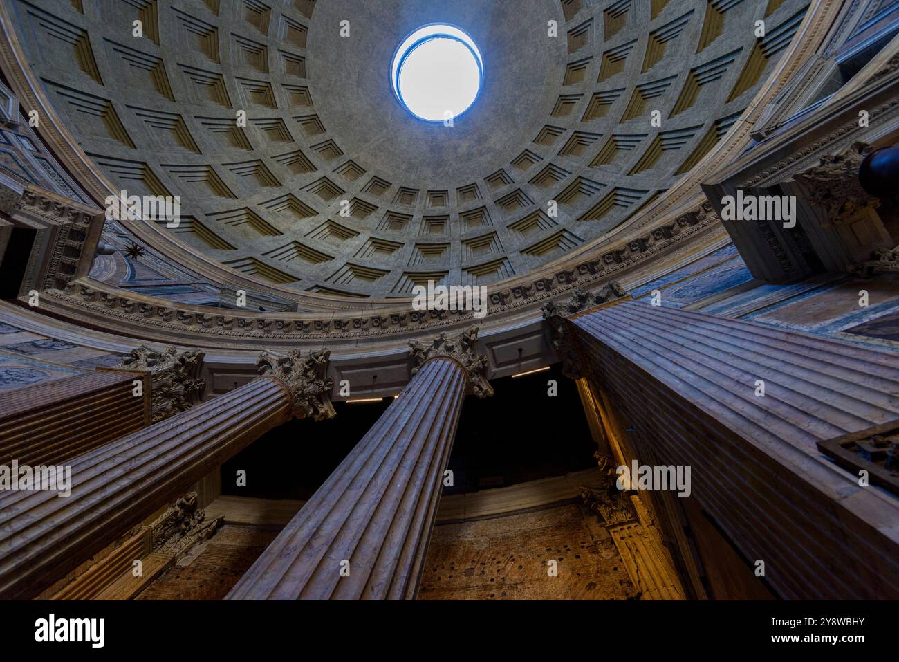 Inside The Pantheon in Rome, Italy Stock Photo - Alamy