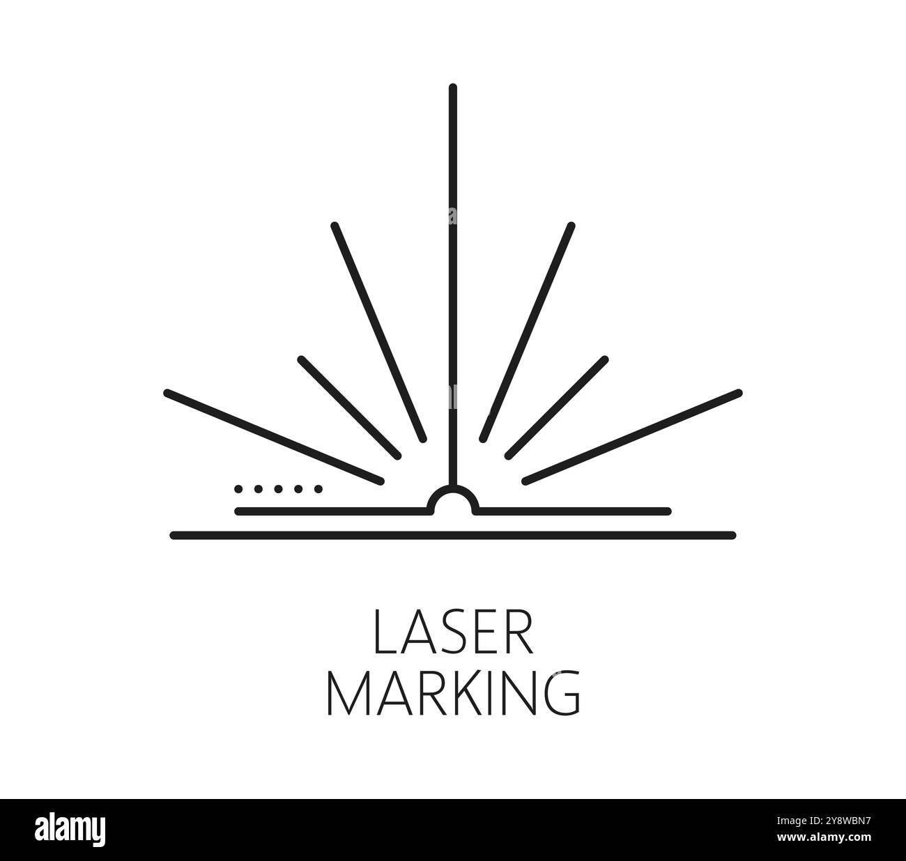 Laser marking machine Stock Vector Images - Alamy