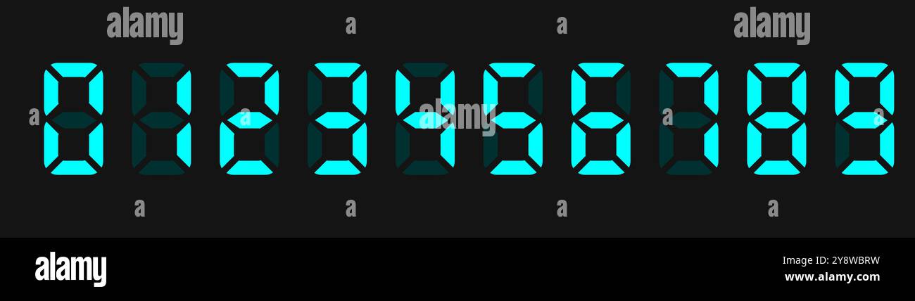 LED digital board Electronic style display information scoreboard with ...