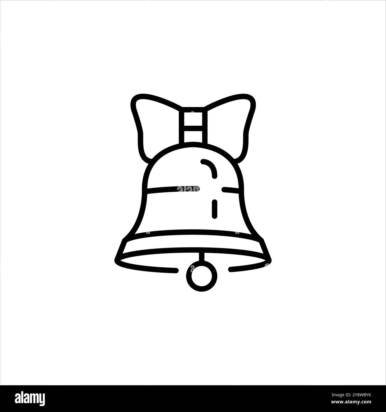 Christmas bell jingle celebration Black and White Stock Photos & Images ...