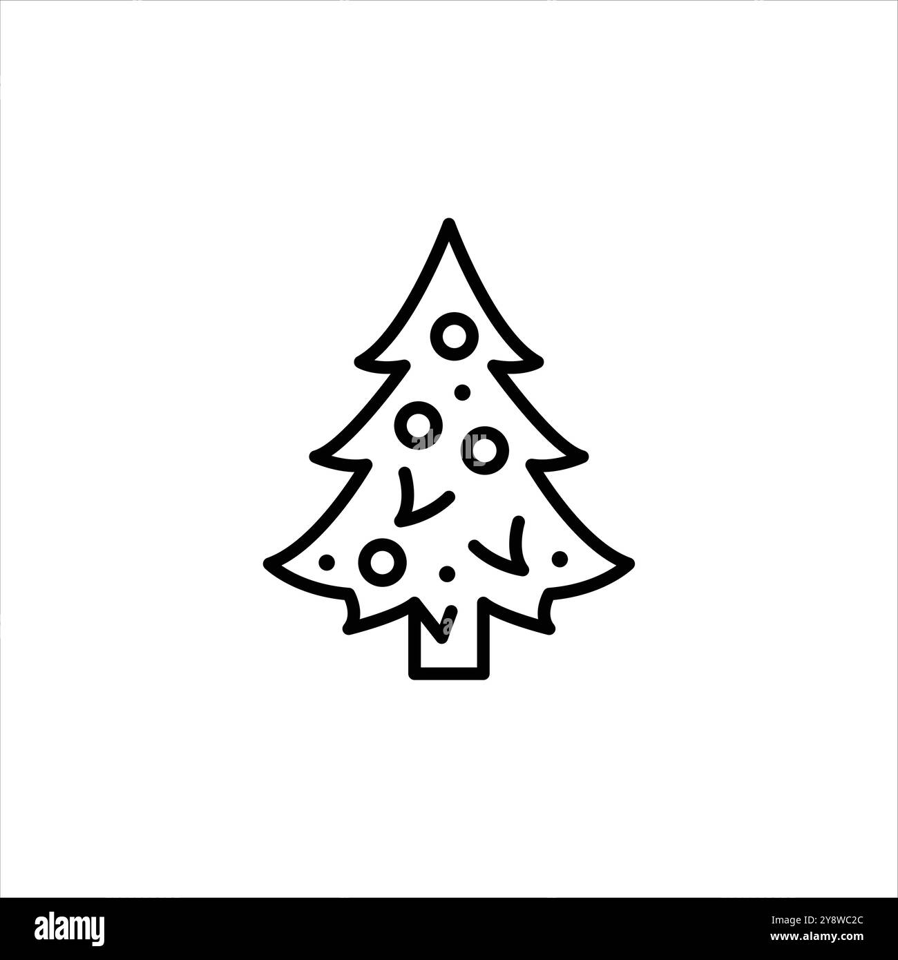 Christmas tree icon Stock Vector Image & Art - Alamy
