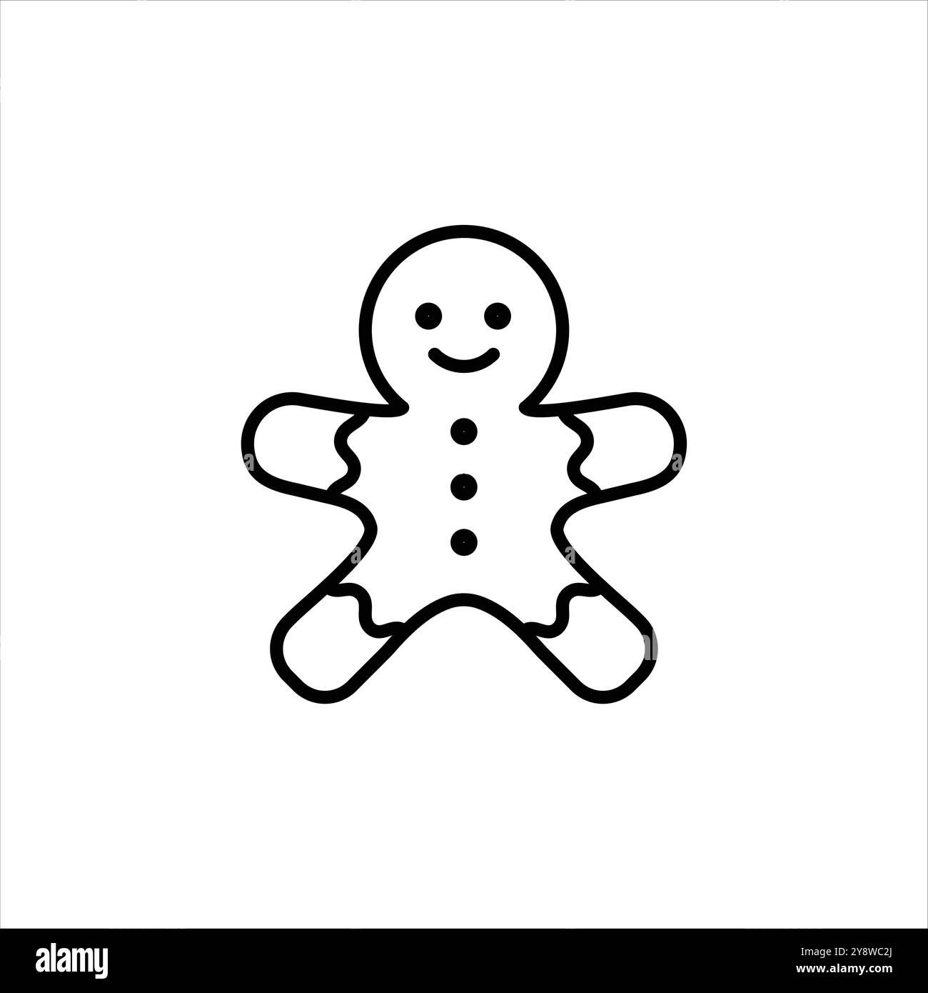 Gingerbread man icon Stock Vector Image & Art - Alamy