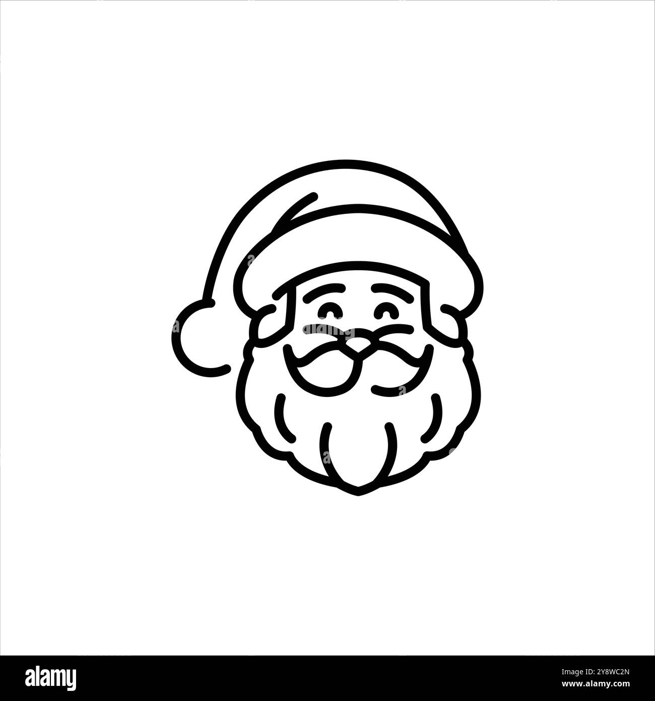 Santa Claus icon Stock Vector Image & Art - Alamy