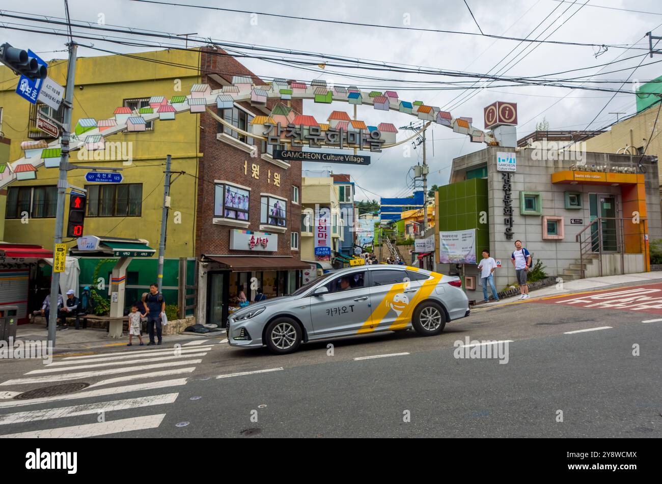 The famous Gamcheon Cultural Village in Busan, South Korea Stock Photo ...