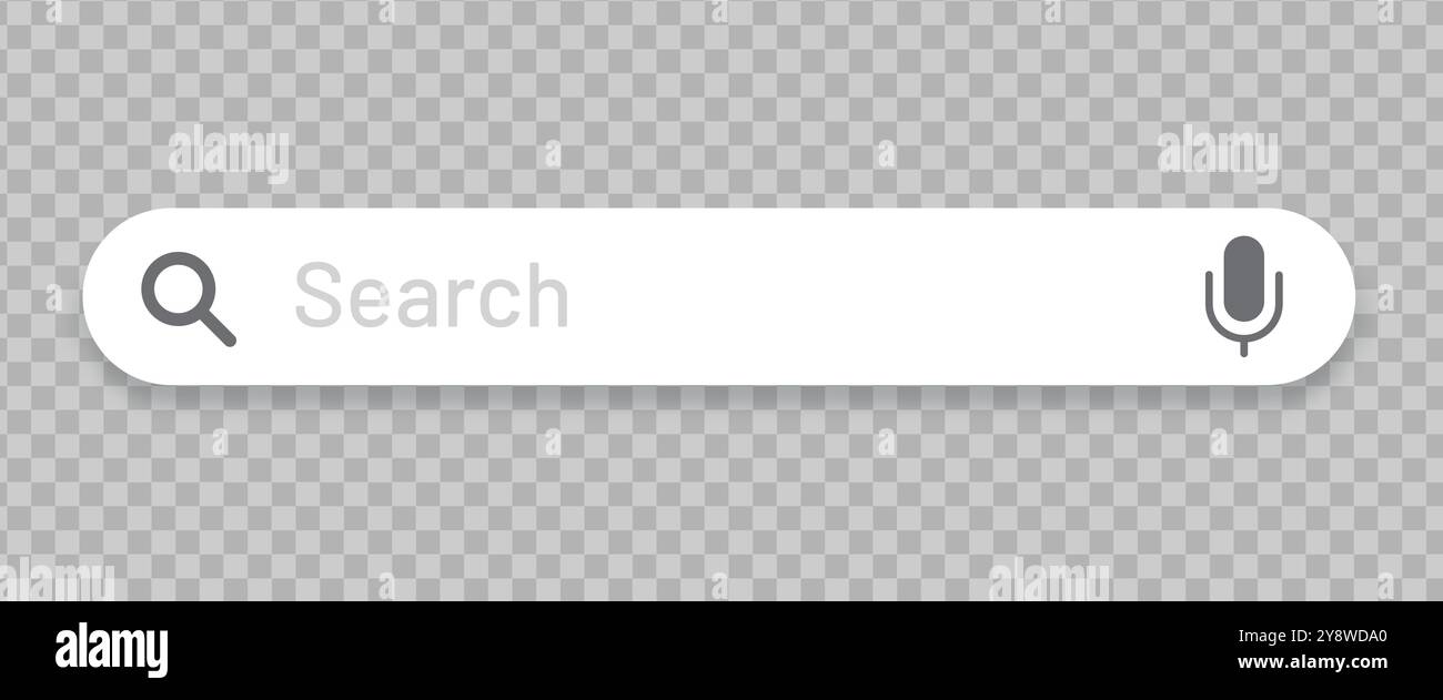 Search bar vector ui Stock Vector Images - Alamy