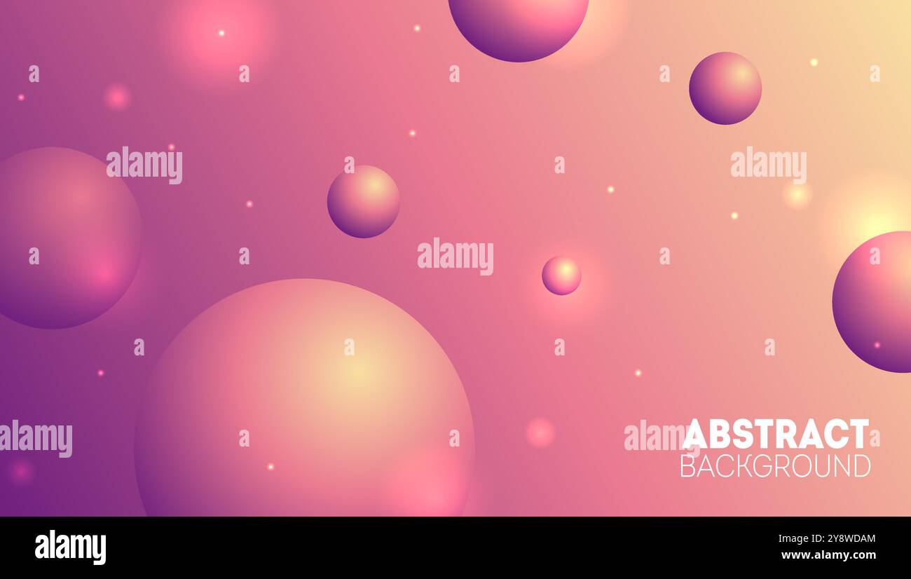 Abstract spheres background Stock Vector Images - Alamy