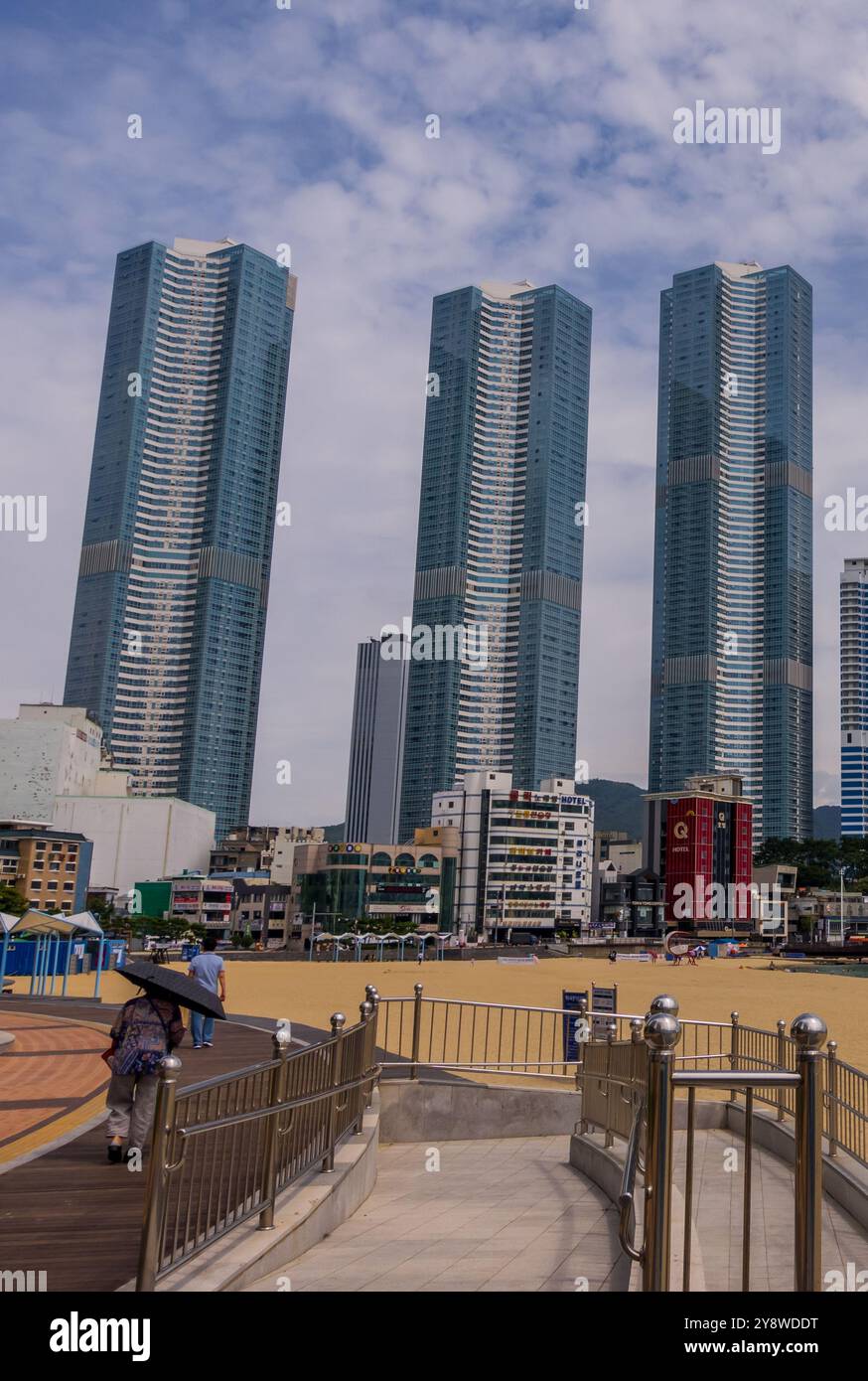 Busan, South Korea - August 31, 2024 - the popular Songdo Beach in the ...