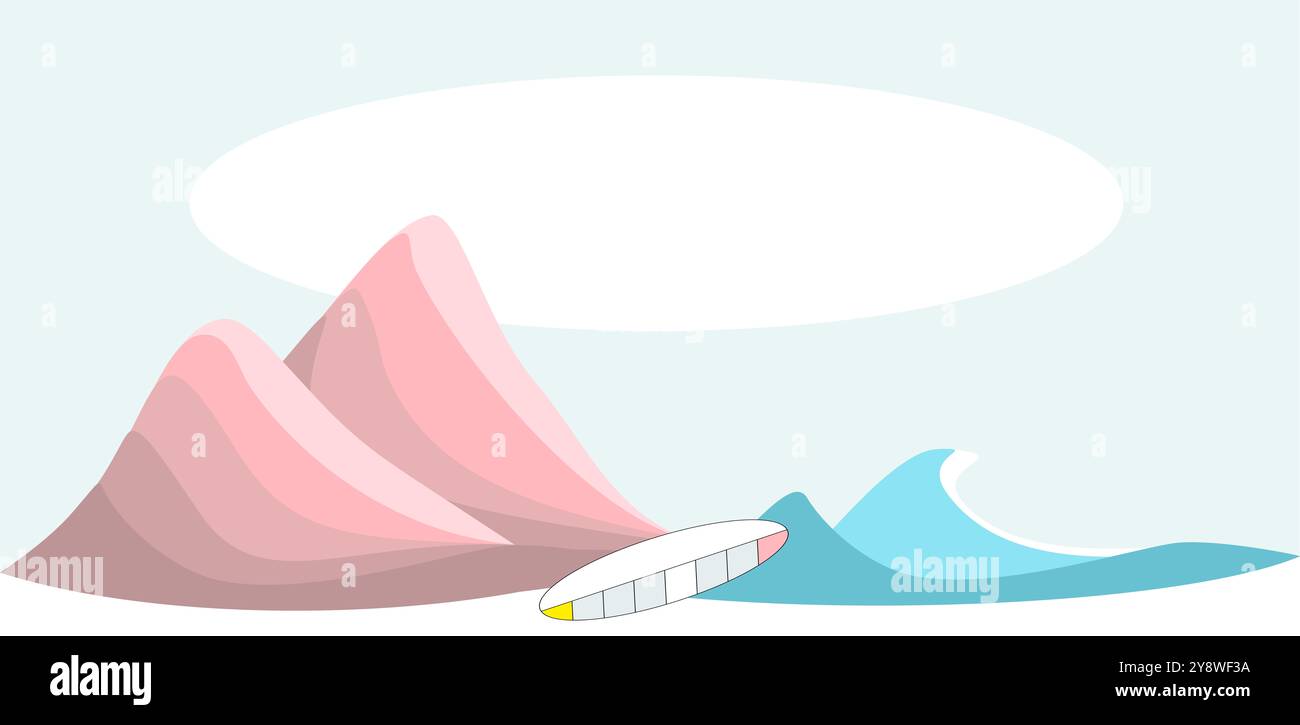 Surf, surfing illustration, beach business concepts. Stylish, pop art ...