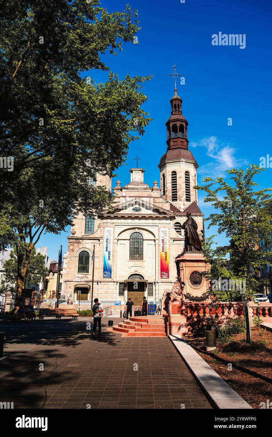 Quebec City landmarks, Canada Stock Photo - Alamy
