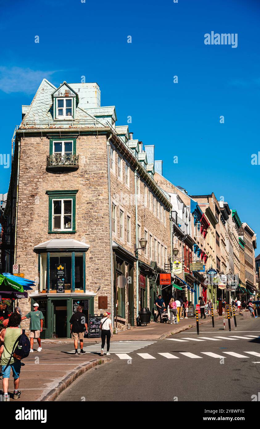 Quebec City landmarks, Canada Stock Photo - Alamy